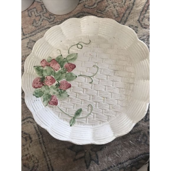 Other | Vtg Bassono Made In Italy Decorative Flower Plate Very Nice ...